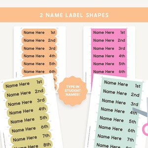 Classroom Birthday Printable Display, Editable in Canva, Bright Desert ...