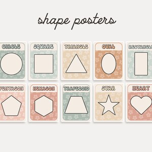 Classroom Shapes and Colors Printable Display, Editable in Canva ...