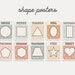 Classroom Shapes and Colors Printable Display, Editable in Canva ...