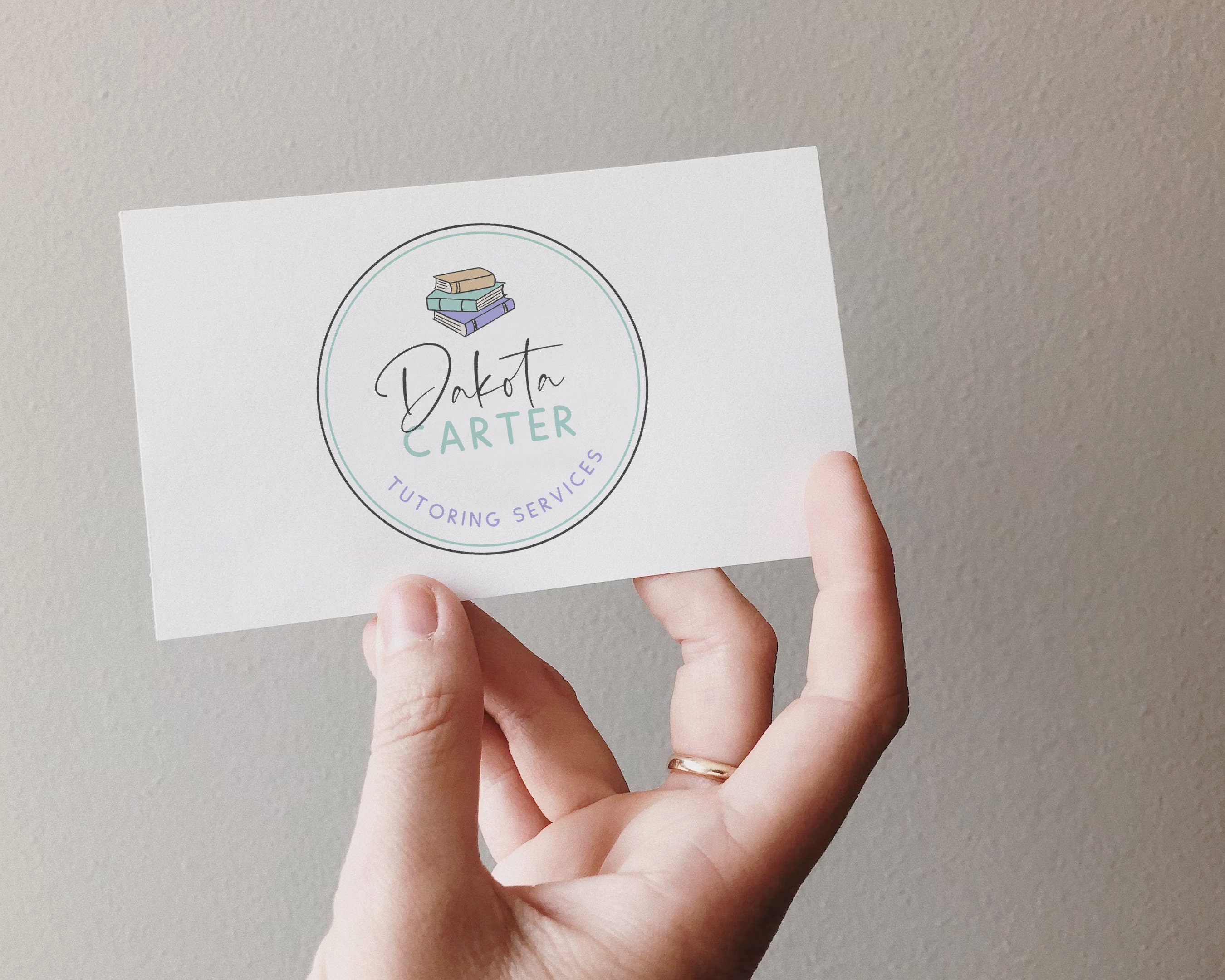 Editable Logo Design DIY Canva Tutoring Signature Logo - Etsy UK