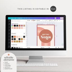 Classroom Binder Covers and Spines, Editable Rosy Boho Teacher ...