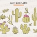 Desert Charm Clip Art Western Svgs, Pngs, EPS, AI Files, Cactus, Cowboy ...
