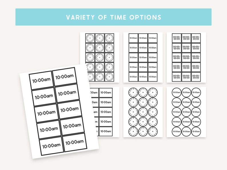 Editable Visual Schedule Cards | Colorful Classroom Timetable Display ...