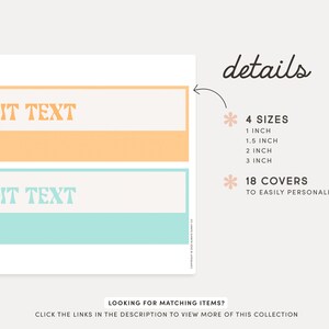 Classroom Binder Covers and Spines, Editable Groovy Retro Teacher ...