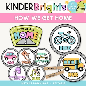 How Do We Get Home Clip Chart Classroom Printable, Student ...