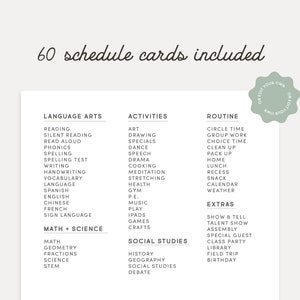 Classroom Schedule, Editable Modern Boho Canva Template, Classroom ...