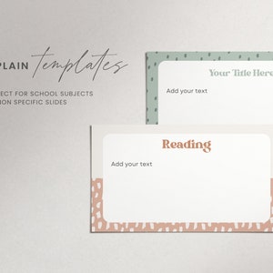 Boho Classroom Google Slides and Canva Editable Presentation Templates ...