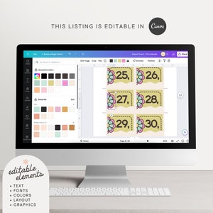 Classroom Flip Calendar Display, Bright Desert Classroom Decor ...