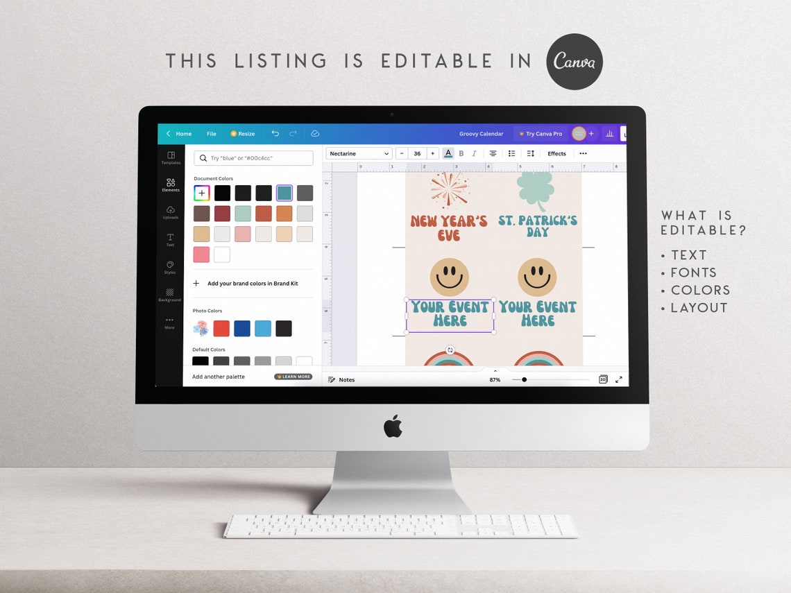 Classroom Calendar Display and Weather Station Editable - Etsy