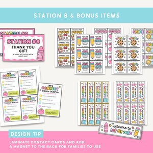Back to School Open House Bundle | Editable Meet the Teacher Station ...