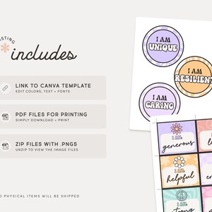 Classroom Affirmation Station Display, Groovy Bright Classroom Decor ...