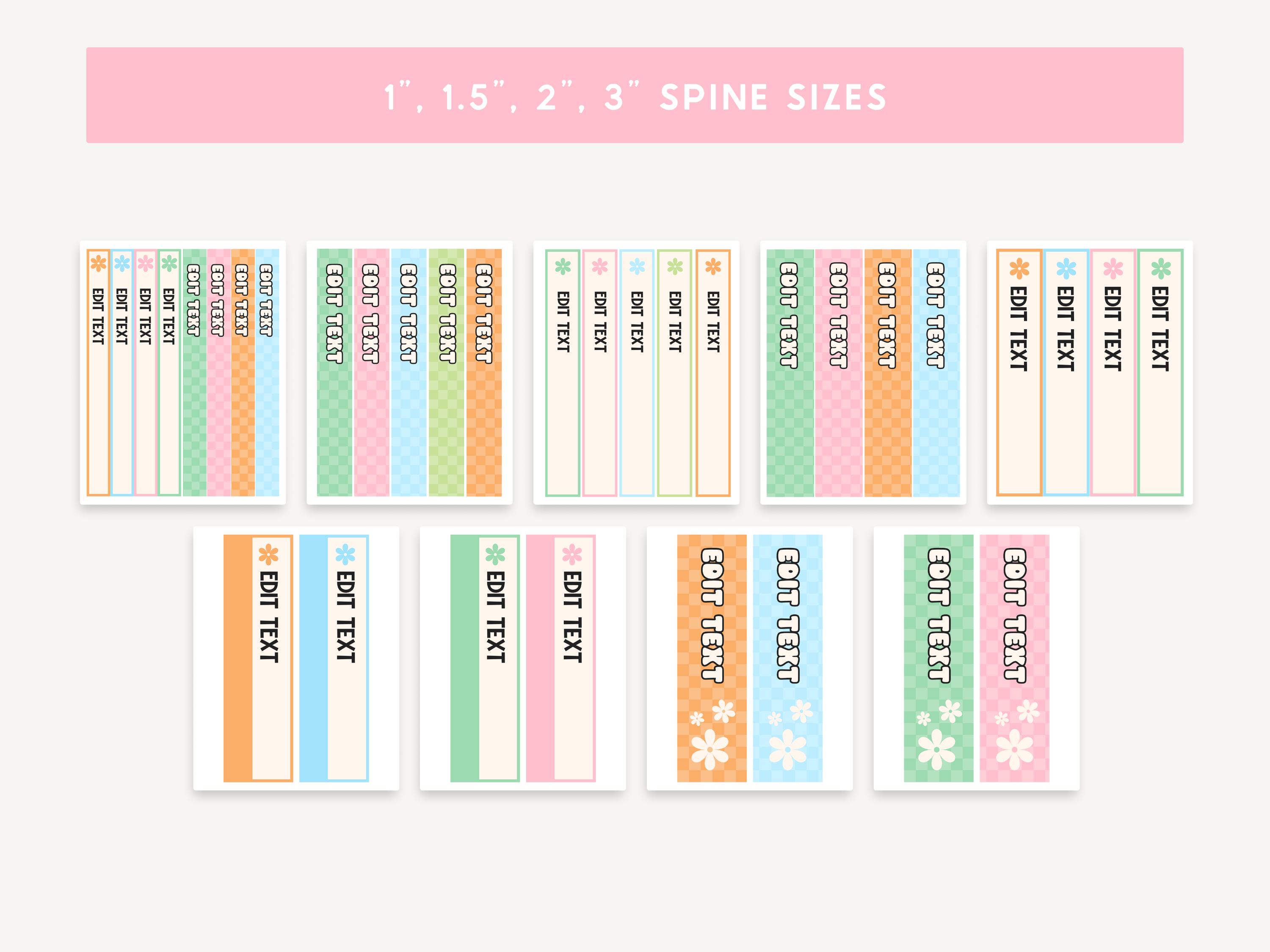 Classroom Binder Covers and Spines, Editable Groovy Retro Teacher ...