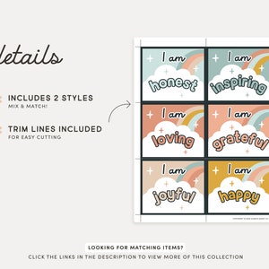 Classroom Affirmation Station Display, Pastel Rainbow Classroom Decor ...