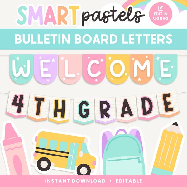 Letters on Bunting - Etsy