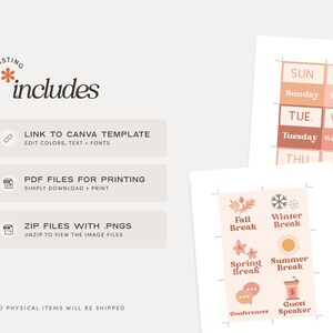 Editable Boho Classroom Calendar Display and Weather Station, Printable ...