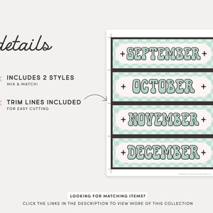 Classroom Flip Calendar Display, Bright Desert Classroom Decor ...