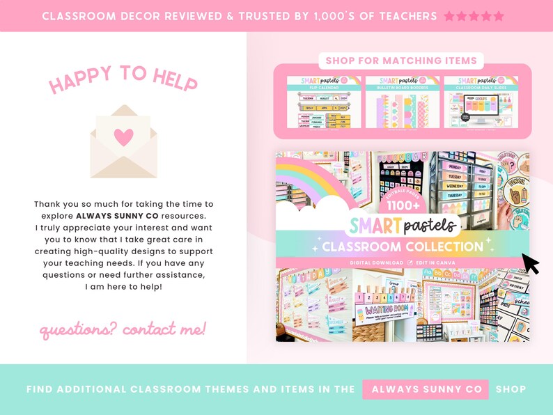 Calming Corner Editable Classroom Printables, Calm Down Skills, Bright ...