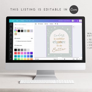 Growth Mindset Editable Classroom Printable Posters, Boho Cute ...