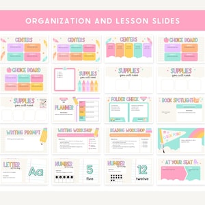 Smart Pastels Classroom Slides | Editable Daily Templates for Canva ...