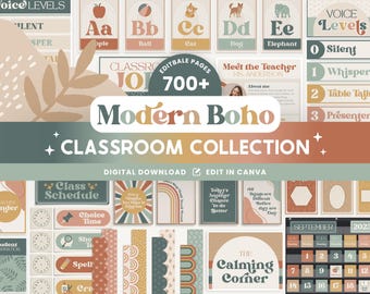 Editable Classroom Groovy Retro Complete Collection Printable Bundle ...