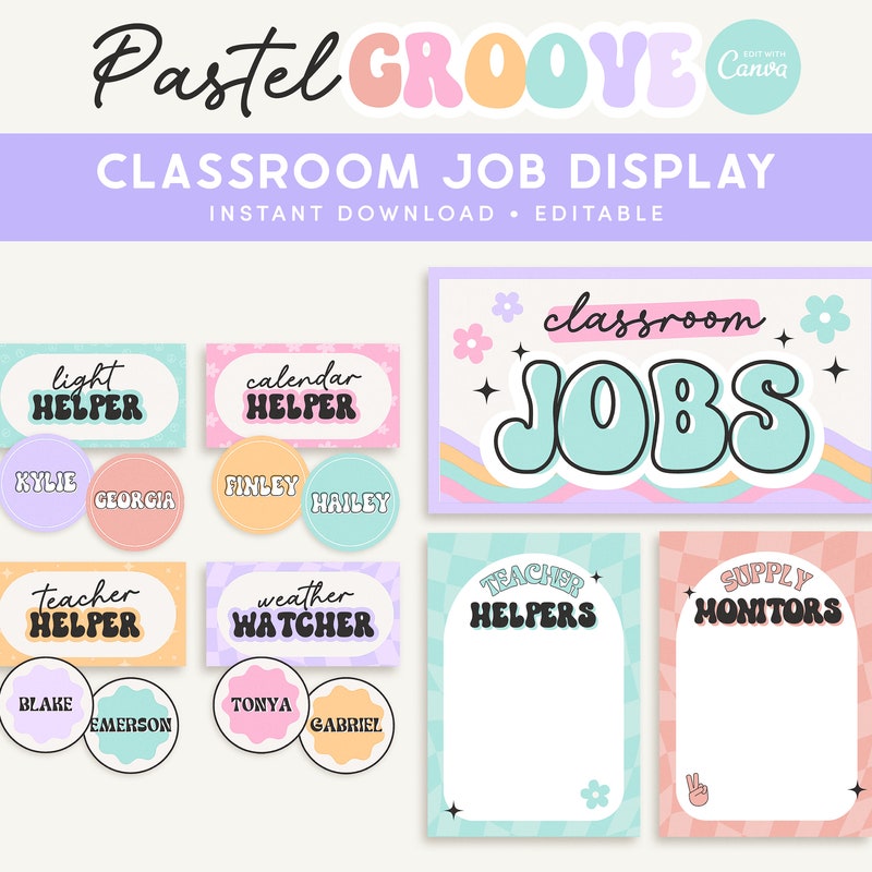 Classroom Jobs Chart - Etsy