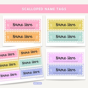 Editable Desk Name Tags for Students | Pastel Printable Name Plates for ...