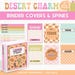 Classroom Binder Covers and Spines, Editable Bright Desert Teacher ...