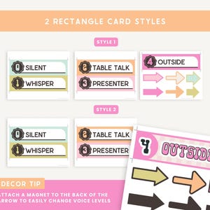 Voice Level Chart Classroom Printable Display, Editable in Canva ...