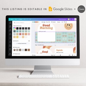 Groovy Classroom Google Slides and Canva Editable Presentation ...