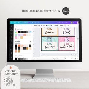 Classroom Affirmation Station Display, Groovy Bright Classroom Decor ...