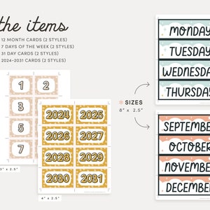 Classroom Flip Calendar Display, Pastel Rainbow Classroom Decor ...