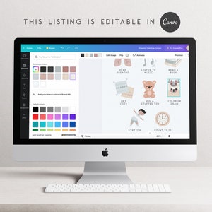 Calming Corner Editable Classroom Printables Calm Down - Etsy