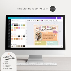 Editable Classroom Management Printable Bundle, Bright Desert Growth ...