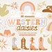 Western Daisies Clip Art Svgs, Pngs, EPS, AI Files, Cowboy Hat, Boots ...
