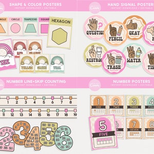 Editable Classroom Bright Desert Complete Collection Printable Bundle ...