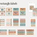 Classroom Labels Editable Templates, Groovy Retro Classroom ...