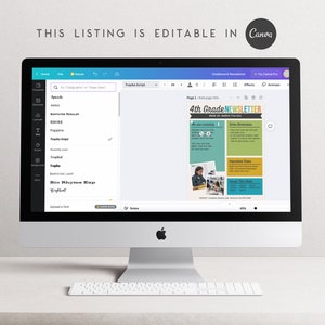 Classroom Newsletter Editable Templates, Back to School, Classroom ...