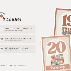 Number Ten Frames Classroom Editable Posters, Modern Boho Counting ...