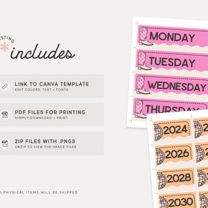 Classroom Flip Calendar Display, Bright Desert Classroom Decor ...