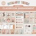 Calming Corner Editable Classroom Printables, Neutral Boho Canva ...