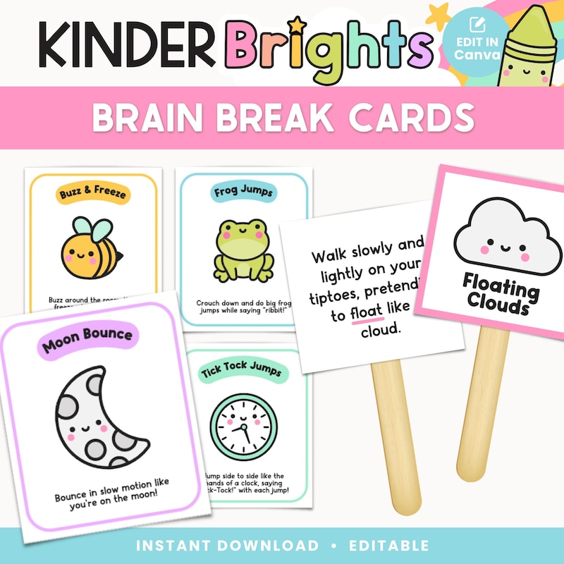 Brain Break Printables - Etsy