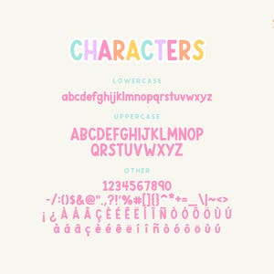 Pastel Highlighter School Font | Cute Handwritten Style for Invitations ...