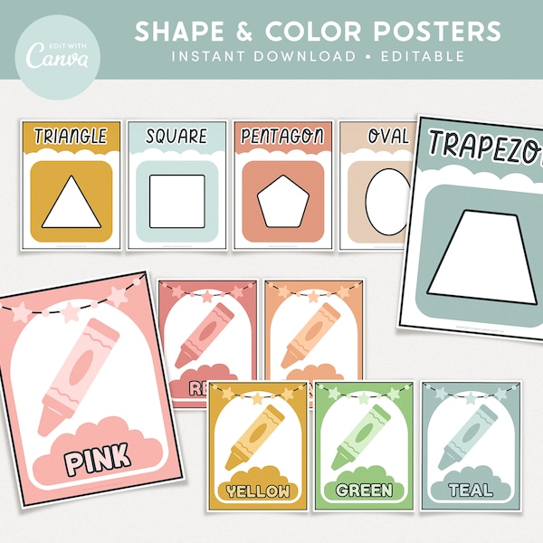 Pastel Colors Decor - Etsy