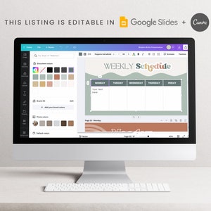 Boho Classroom Google Slides and Canva Editable Presentation Templates ...