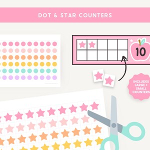 Classroom Days in School Ten Frames Printable Display, Editable in ...