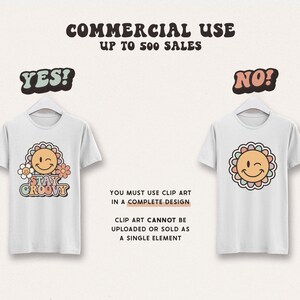 Groovy Retro Clip Art SVGS Pngs EPS AI Files Mellow Vibes - Etsy Canada