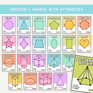 Editable Shape Posters for Classroom | Kinder Brights Shapes With ...