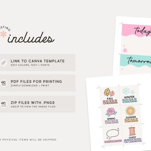 Classroom Calendar Display and Weather Station, Printable Retro Pastel ...