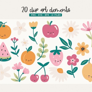 Clip Art Bundle Volume 1, Svgs, Pngs, EPS, AI Files, Western Daisies ...