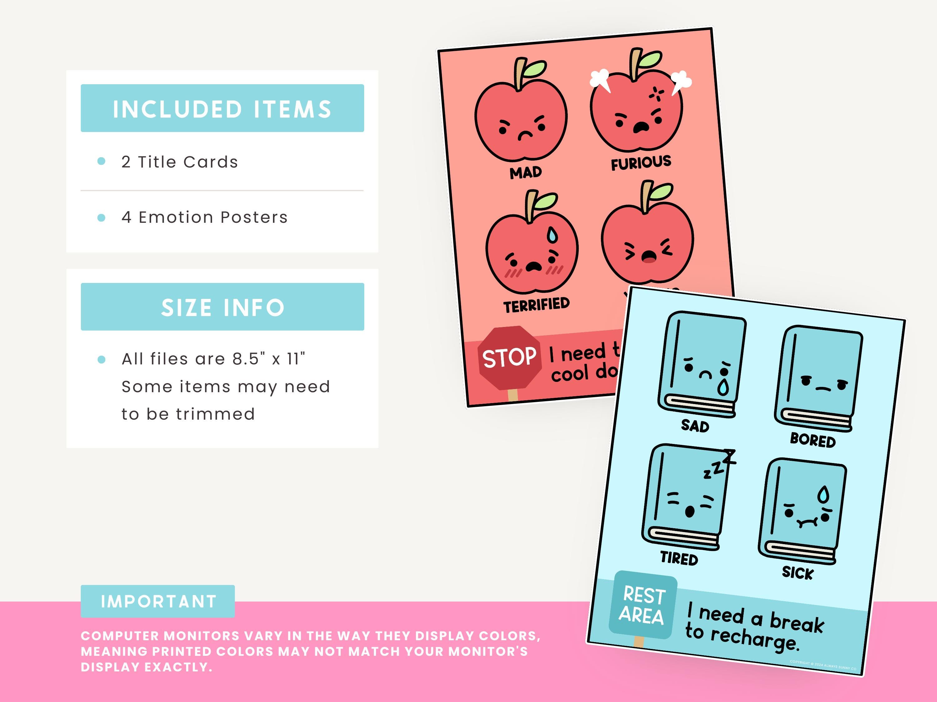Editable Emotion Check-in Posters for Kids | Classroom SEL Tool ...